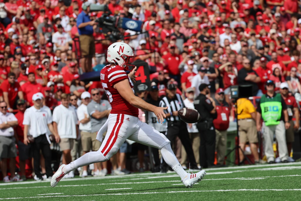 Nebraska Football punter Brian Buschini impressing in practice