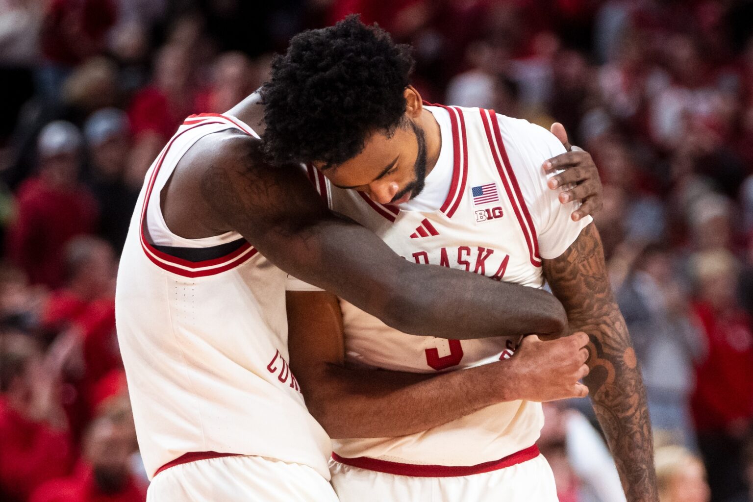 Nebraska basketball hits rare milestone at the Crown